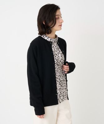 アンサンブル対応］メリノウールカラーカーディガン | GEORGES RECH