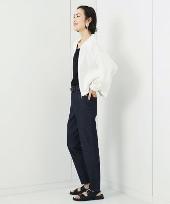 小さいサイズ］シアーメッシュダンボールブルゾン | MICHELKLEIN(Women