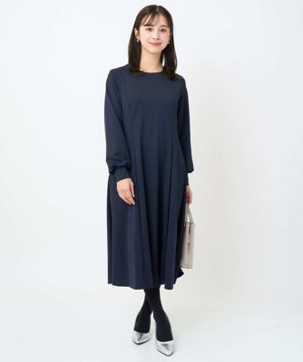 MK ミッシェルクラン（MK MICHEL  ）/【小さいサイズ】ツイルジャージーワンピース/洗える 小さいサイズ】ツイルジャージーワンピース／洗える | MK MICHEL KLEIN