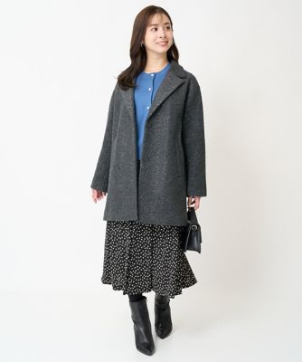 小さいサイズ】スクエア幾何柄フレアースカート／洗える | MK MICHEL