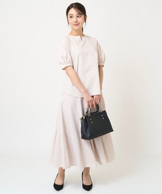 小さいサイズ】ドビーフレアスカート／洗える | MK MICHEL KLEIN