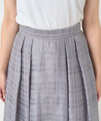 小さいサイズ】シアードビーチェックスカート／洗濯機で洗える | MK