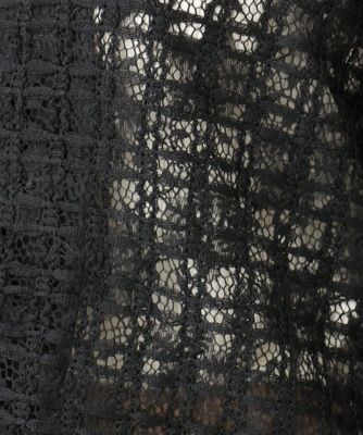 小さいサイズ】レースチュールノーカラーライトブルゾン／洗える | MK