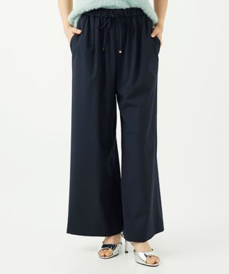 MK ミッシェルクラン（MK MICHEL  ）/【小さいサイズ】ストレートワイドパンツ(ストライプ・無地)/洗える 小さいサイズ】ストレートワイドパンツ（ストライプ・無地）／洗える