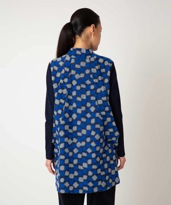 小さいサイズ】起毛ブロックサイド切り替えデザインチュニック