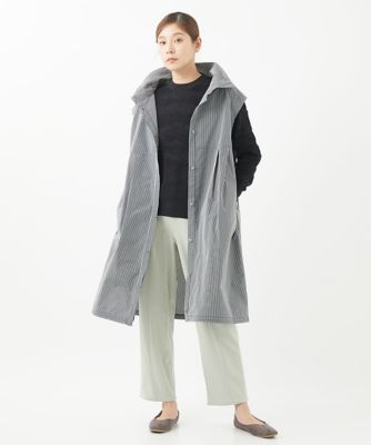 洗える］ギンガムチェックタフタロングベスト | GIANNI LO GIUDICE