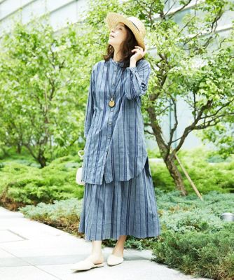 ジャンニ・ロ・ジュディチェ（GIANNI LO GIUDICE）/[洗える]ドビーシャーリングスカート 洗える］ドビーシャーリングスカート | GIANNI LO GIUDICE (Women