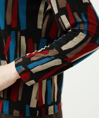 洗える・日本製］Tenリバースティックプリントカットソー | GIANNI