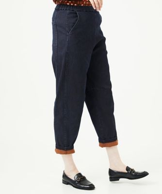 洗える］デニムカラーリバーパンツ | GIANNI LO GIUDICE (Women