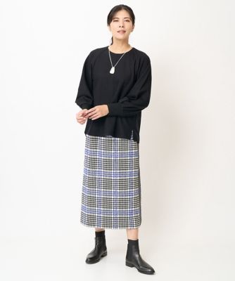 千鳥柄ツイードナロースカート | GEORGES RECH (Women)/ジョルジュ