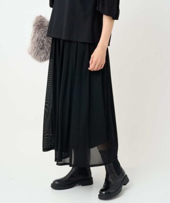 シアーストライプスカート | GEORGES RECH (Women)/ジョルジュ