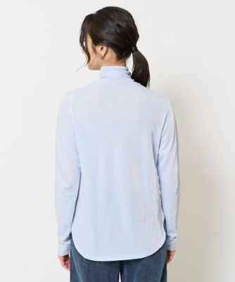 日本製］シャイニー天竺シアーハイネックカットソー | GEORGES RECH