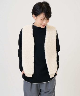 ボアニットコンビベスト | GEORGES RECH (Women)/ジョルジュ レッシュ