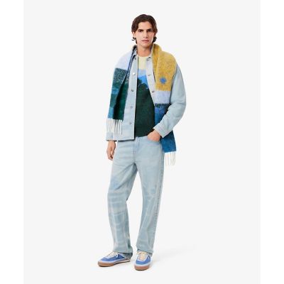 ナイロン×ウール×アルパカ シャンタコランドスケープ ジャカードニット