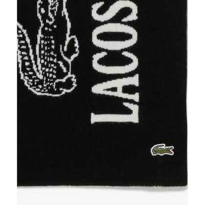 ウールブレンド ワニロゴジャカードマフラー | LACOSTE/ラコステ