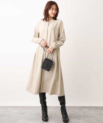 サイドタックツイルワンピース／洗える | MK MICHEL KLEIN (Women