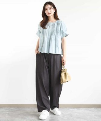 ソフトデニムライクバレルパンツ／洗える | MK MICHEL KLEIN (Women