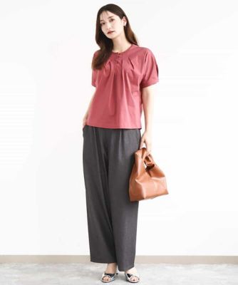 ソフトデニムライクバレルパンツ／洗える | MK MICHEL KLEIN (Women