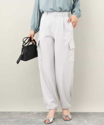 裾ドロスト2wayカーゴパンツ／洗える | MK MICHEL KLEIN (Women
