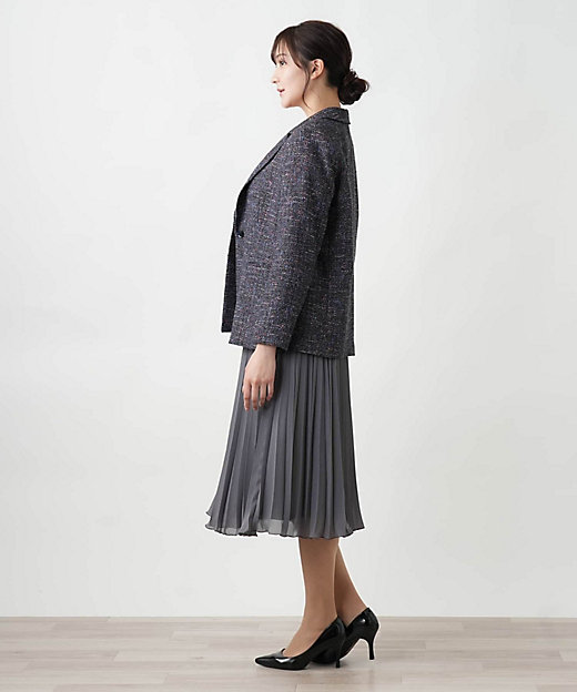 ツイードジャケット【Leilian WHITE LABEL ツイードジャケット【Leilian WHITE LABEL