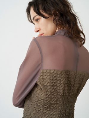 SHEER DOCKING GATHER OP | ELENDEEK/エレンディーク | 三越伊勢丹オンラインストア・通販【公式】