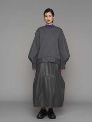 FAKE LEATHER COCOON SK | UN3D./アンスリード | 三越伊勢丹オンラインストア・通販【公式】