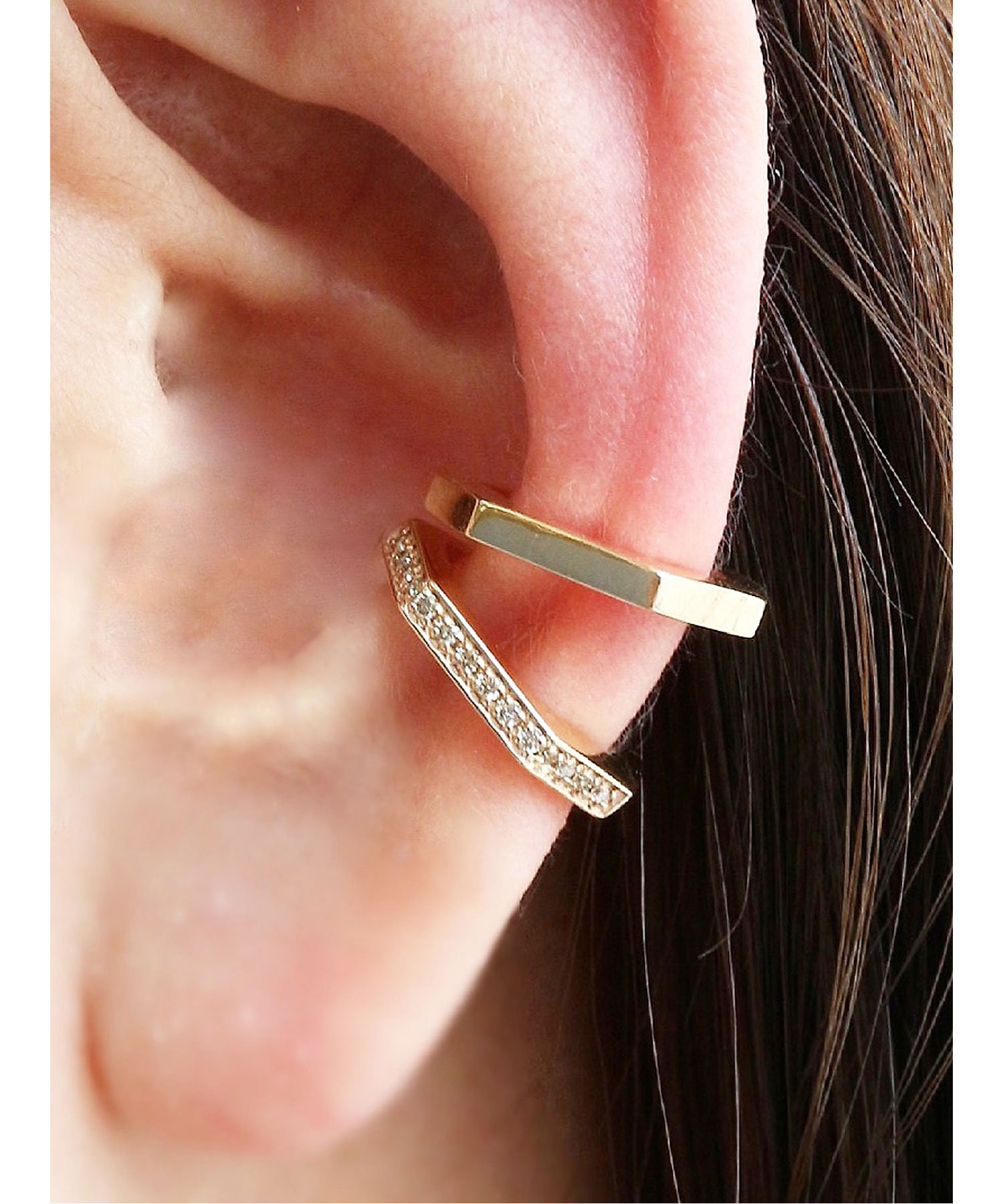 Octagon Diamond Ear Cuff S ※シングル Octagon Diamond Ear Cuff S ※シングル