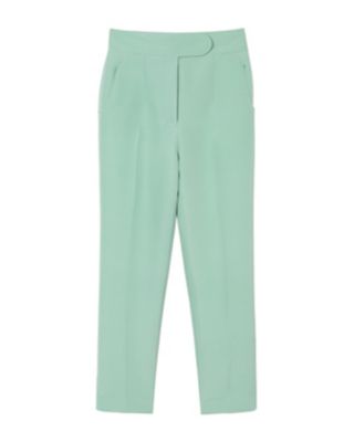 Silk Wool Double Cloth Tapered Trousers | Mame Kurogouchi (Women)/マメ クロ ...