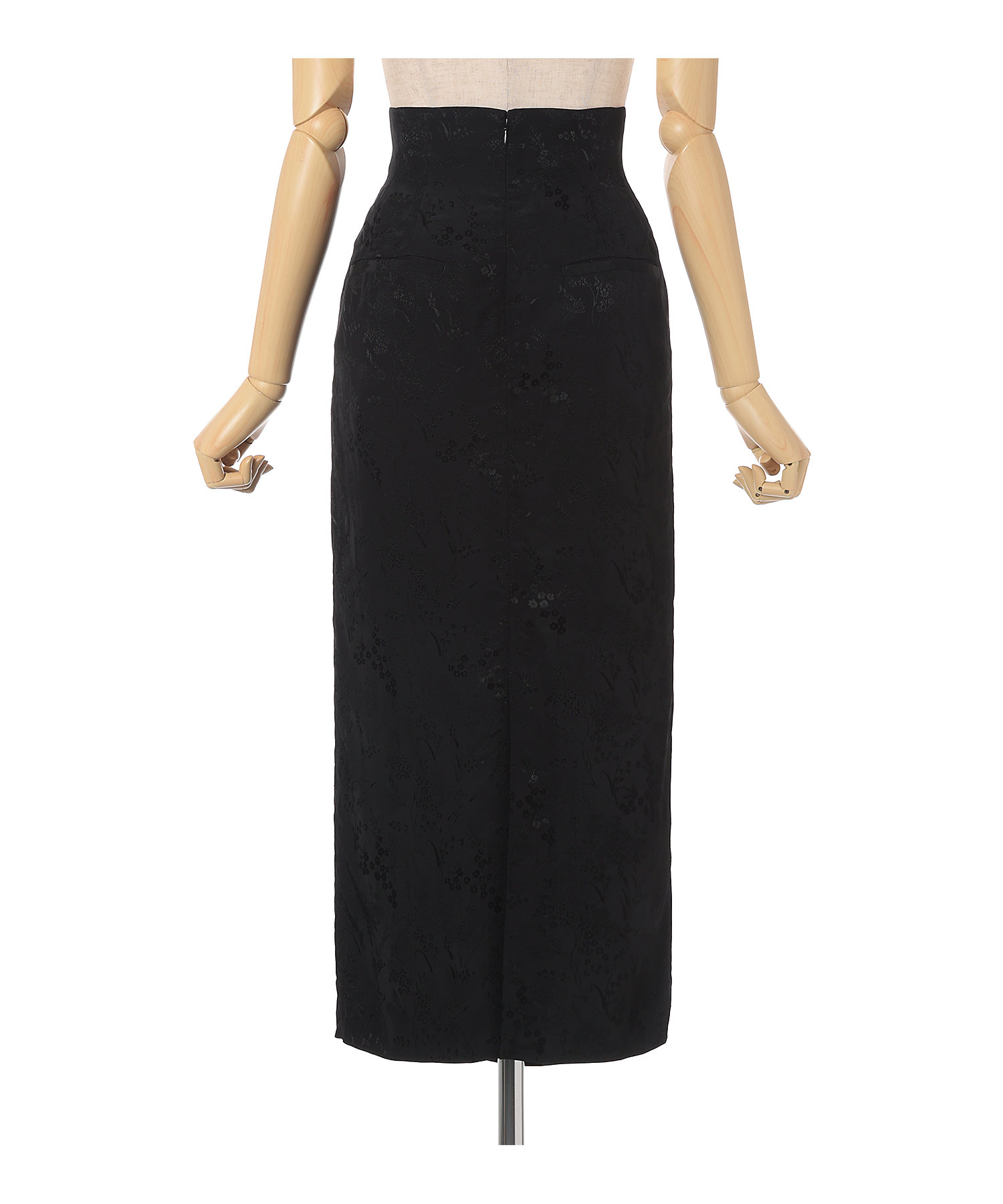 Floral Jacquard Tucked Waist Floral Jacquard Tucked Waist