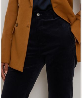 ハイライズ コーデュロイ フレア パンツ