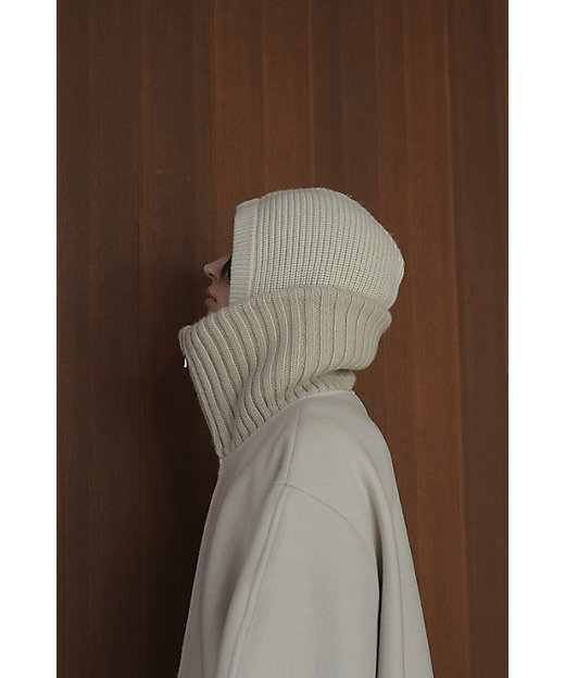 RIB COLLAR WOOL LONG COAT | CLANE RIB COLLAR WOOL LONG COAT | CLANE